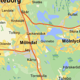 Härryda - karta på Eniro