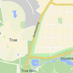 8381 Tilst - kort på Krak