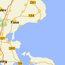 Hvad Er Sjælland - kort på Krak